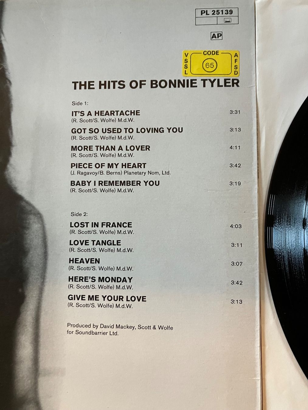 LP Hits of Bonnie Tyler (Gebraucht) in Winterthur für CHF 5 – mit ...