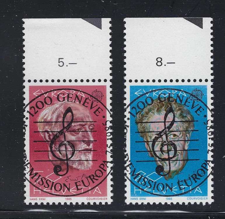 FWM Em ET: 715-716 Europa 1985, Vollstempel (Gebraucht) in Goldswil für CHF 3 – mit Lieferung ...