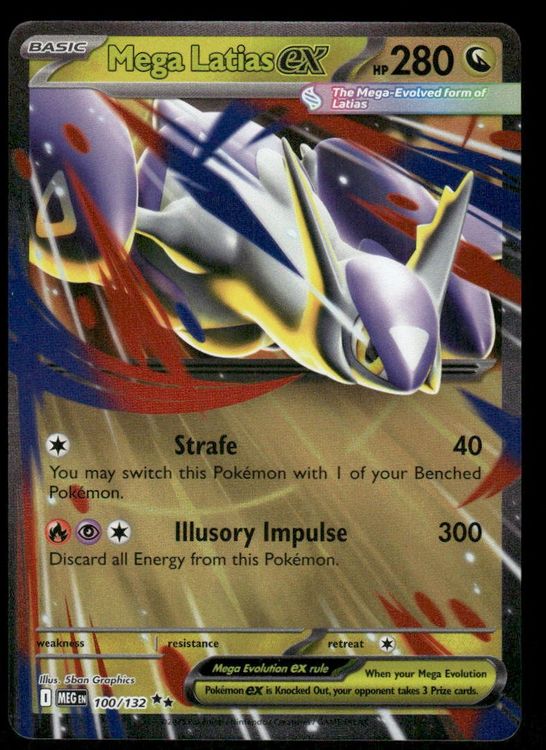 Pokémon (MEG 100/132 Mega Latias EX) (Neu (gemäss Beschreibung)) in ...