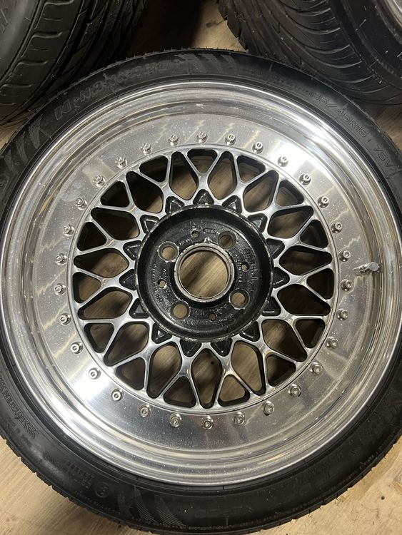 Bbs rs 001 7x15 et 25 4x100 front poliert, neue betten (Gebraucht) in Grüningen für CHF 2700 ...