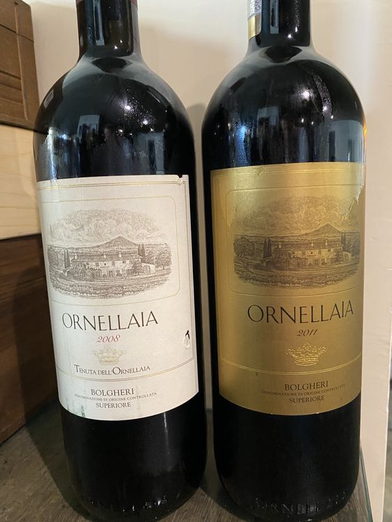Ornellaia 2008 + 2011 (Neu (gemäss Beschreibung)) in Brissago für CHF 311 – mit Lieferung auf ...