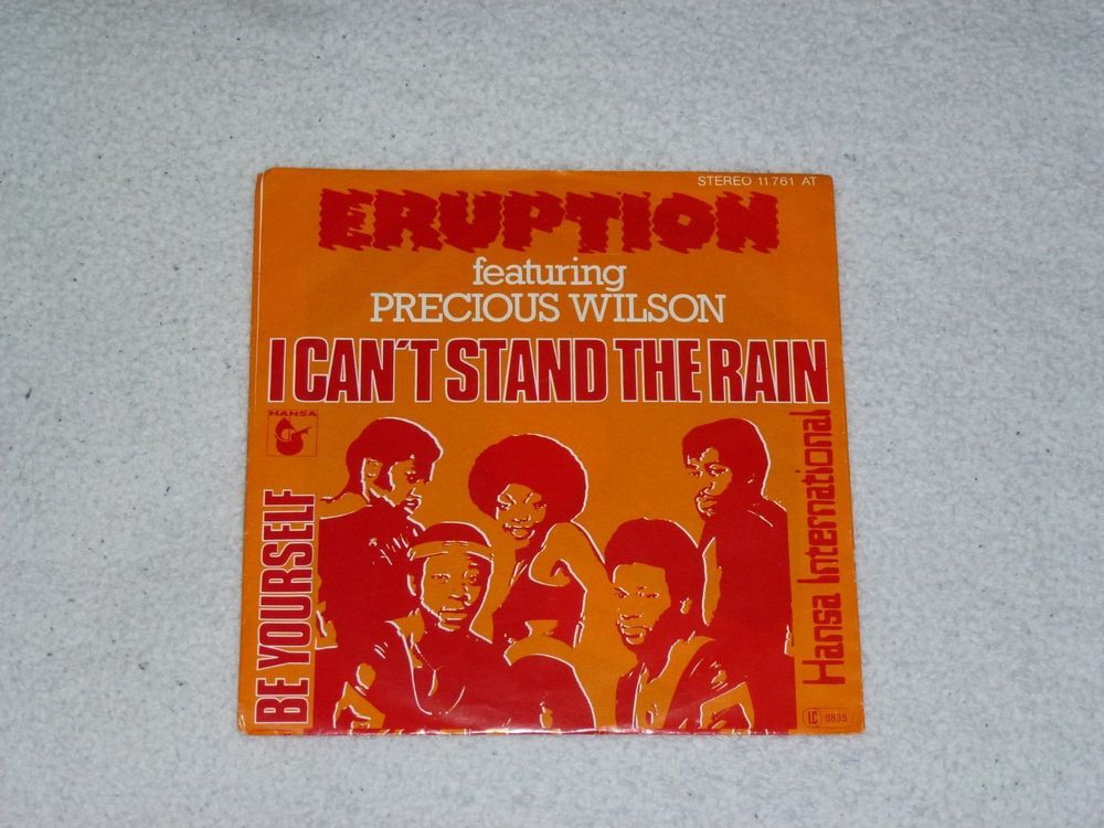 Single 7 ERUPTION + Precious Wilson - I CAN`T STAND THE RAIN (Gebraucht ...