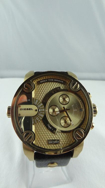 Diesel DZ7363 Uhr Gold ab 1.- | Kaufen auf Ricardo