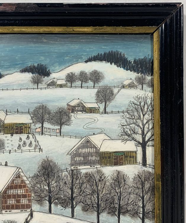 Verena Broger (1943)Appenzeller Winterlandschaft Gemälde (Gebraucht) in Root für CHF 760 – mit ...