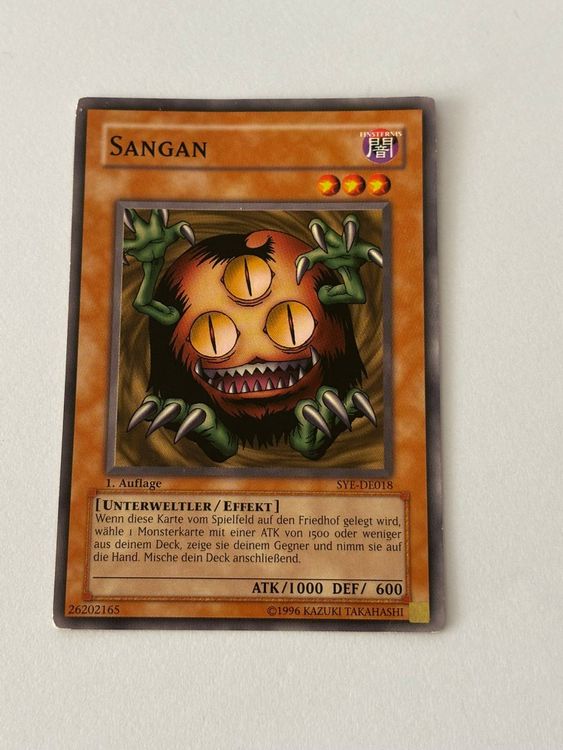 Yu-Gi-Oh Sangan SYE-DE018 (Gebraucht) in Herisau für CHF 5 – mit ...
