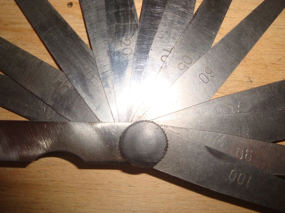 Fühlerlehre / Blattlehre, 13 Blatt, 0,05 bis 1 mm | Kaufen auf Ricardo