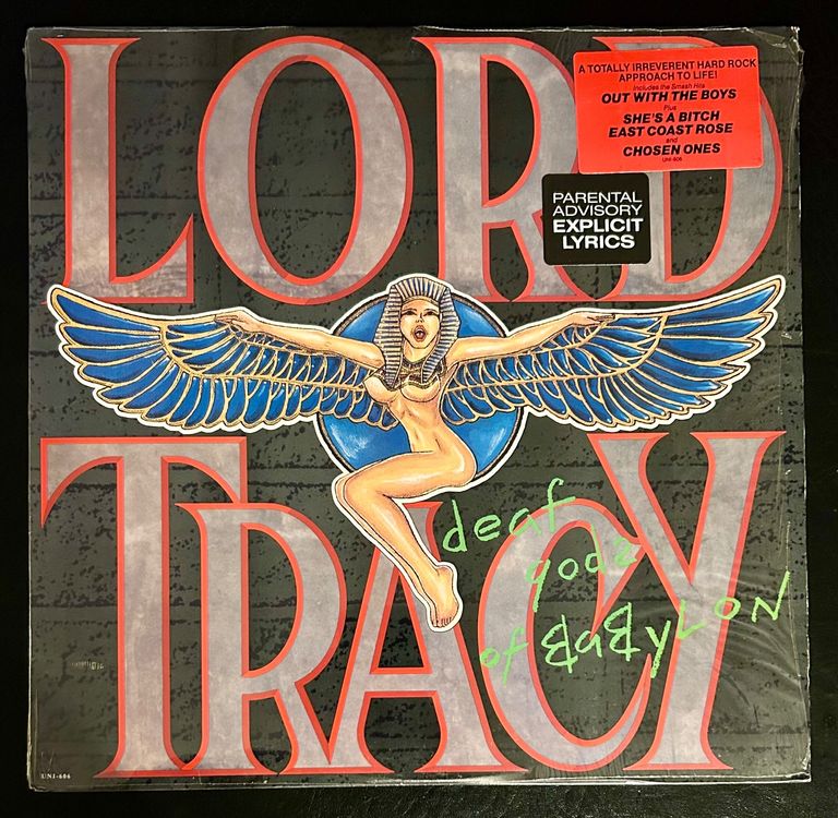 LORD TRACY “Deaf Gods Of Babylon” VINYL LP HAIR GLAM RAR! (Gebraucht ...