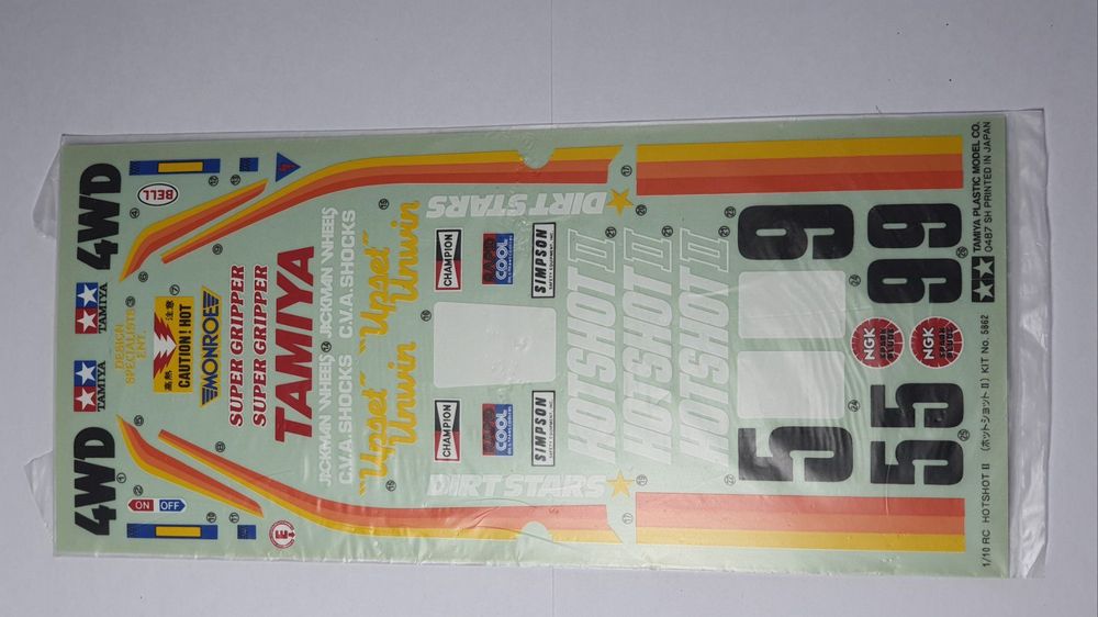 Tamiya Hotshot II stickers (Neu und originalverpackt) in Villars-sur ...