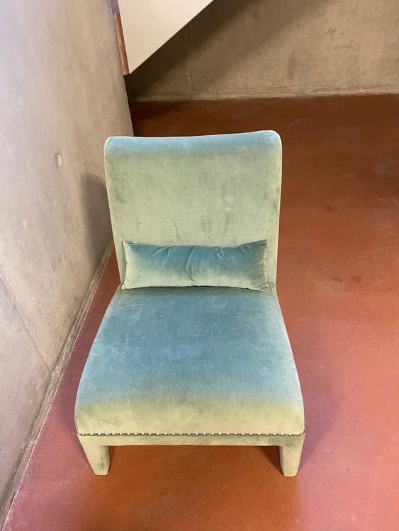 Lounge Sessel Grun Samt