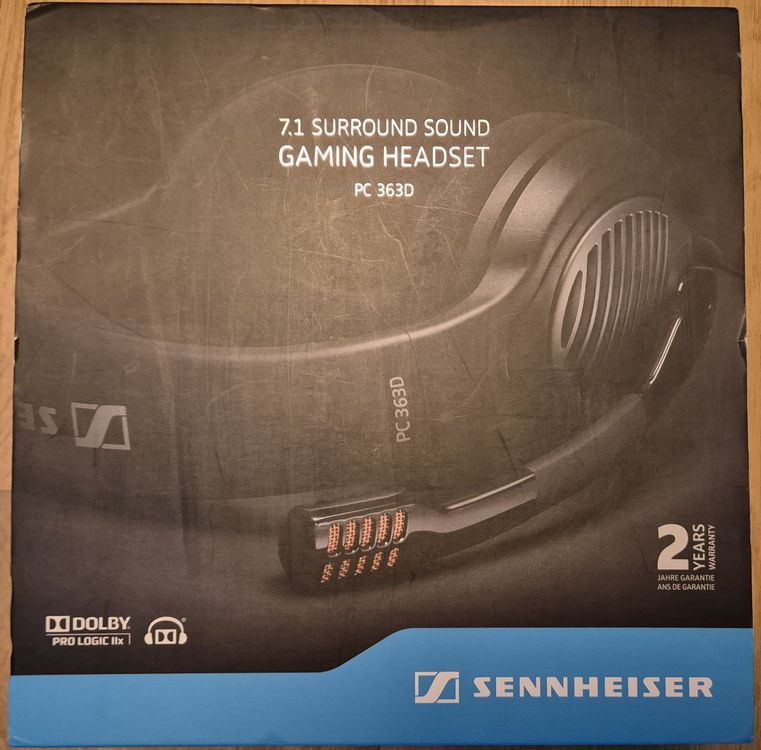 Sennheiser PC 363D 7.1 Surround Sound Gaming Gamer Headset (Gebraucht ...
