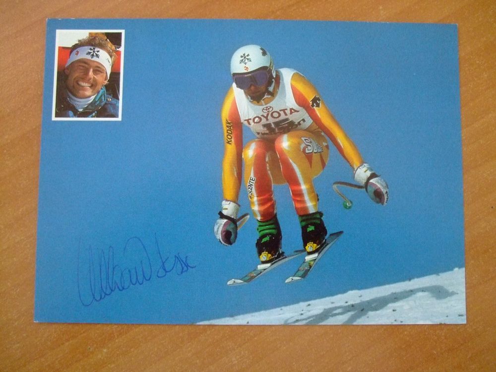 WILLIAM BESSE (CH) SKISTAR AUTOGRAMMKARTE (Gebraucht) in Schachen b ...