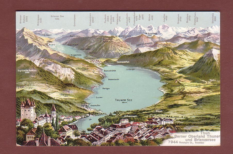 BERNER OBERLAND Thuner- und Brienzersee | Kaufen auf Ricardo