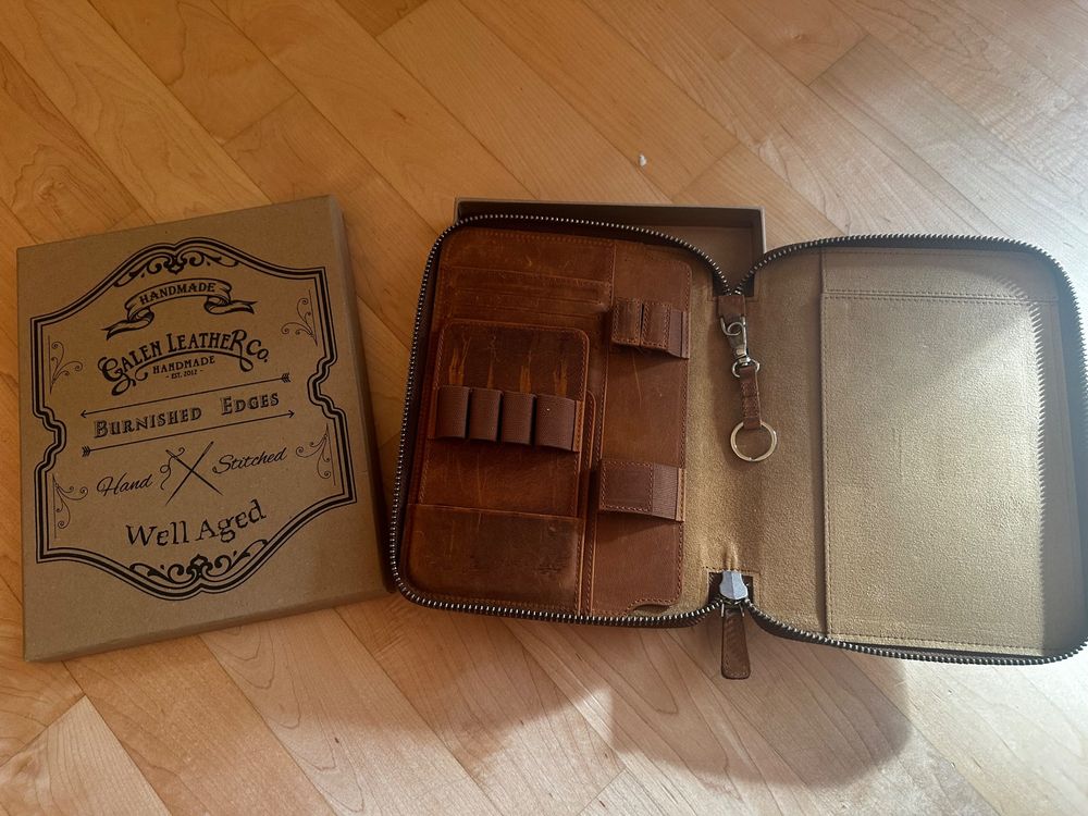 Galen Leather B5 Leder-Folie vintagebraun | Kaufen auf Ricardo