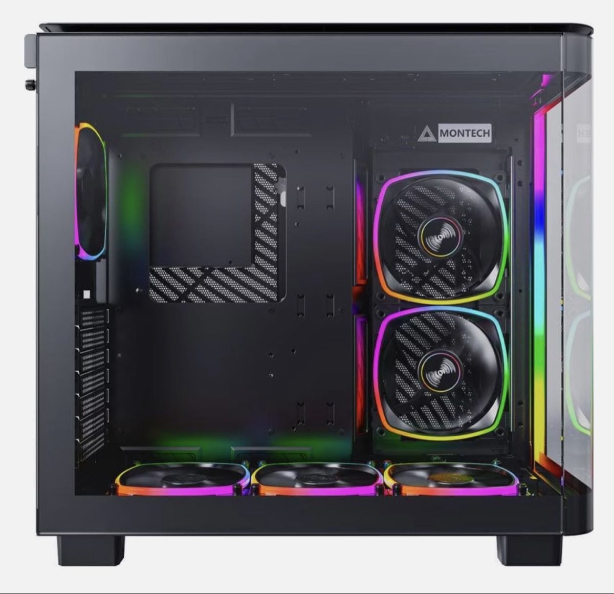 Montech King 95 Pro PC-Gehause - Top Zustand, RGB Lüfter! (Gebraucht ...