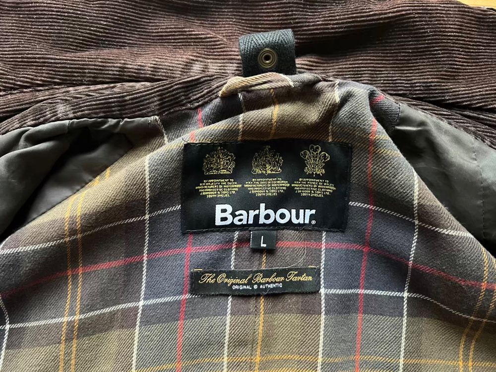 Veste, Barbour Bedale Wax Jacket, L, vert olive (Gebraucht) in Biel ...