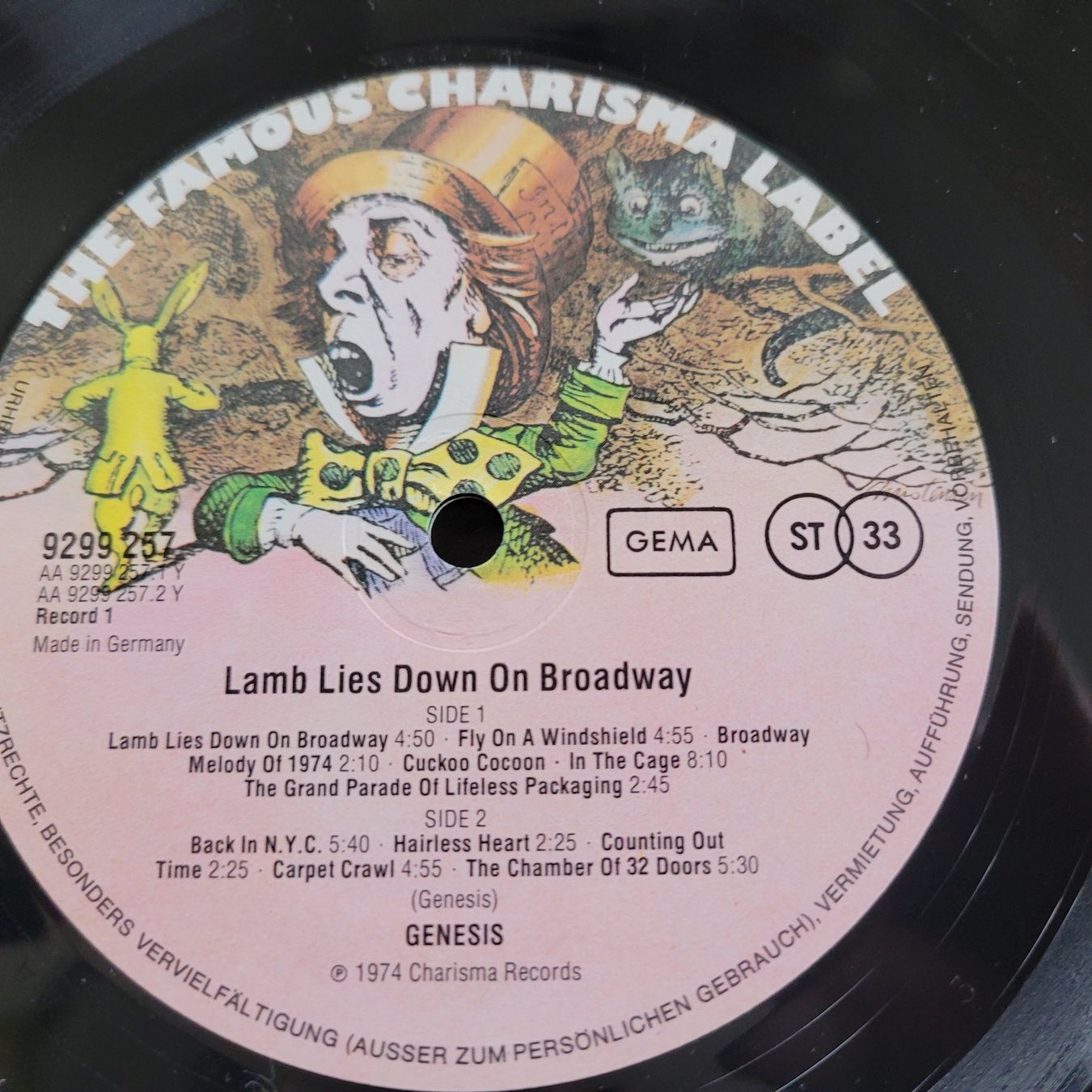 Vinyle Lp Genesis The Lamb Lies Down On Broadway 1974 Gebraucht In