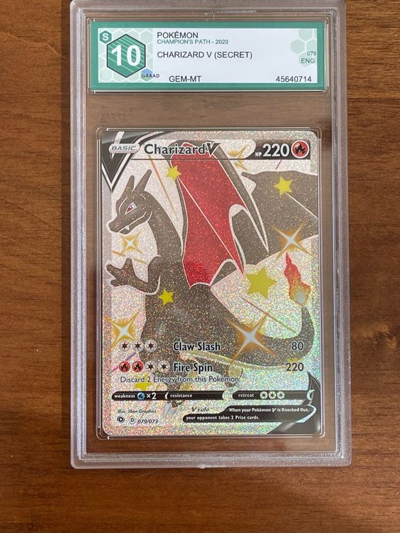 Carte Pokémon Charizard V 079/073 Champion’s Path 2020 | Kaufen auf Ricardo
