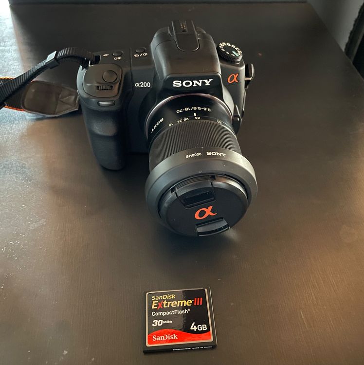 Digitale Sony Alpha 200 in Top Zustand mit Zubehör | Kaufen auf Ricardo