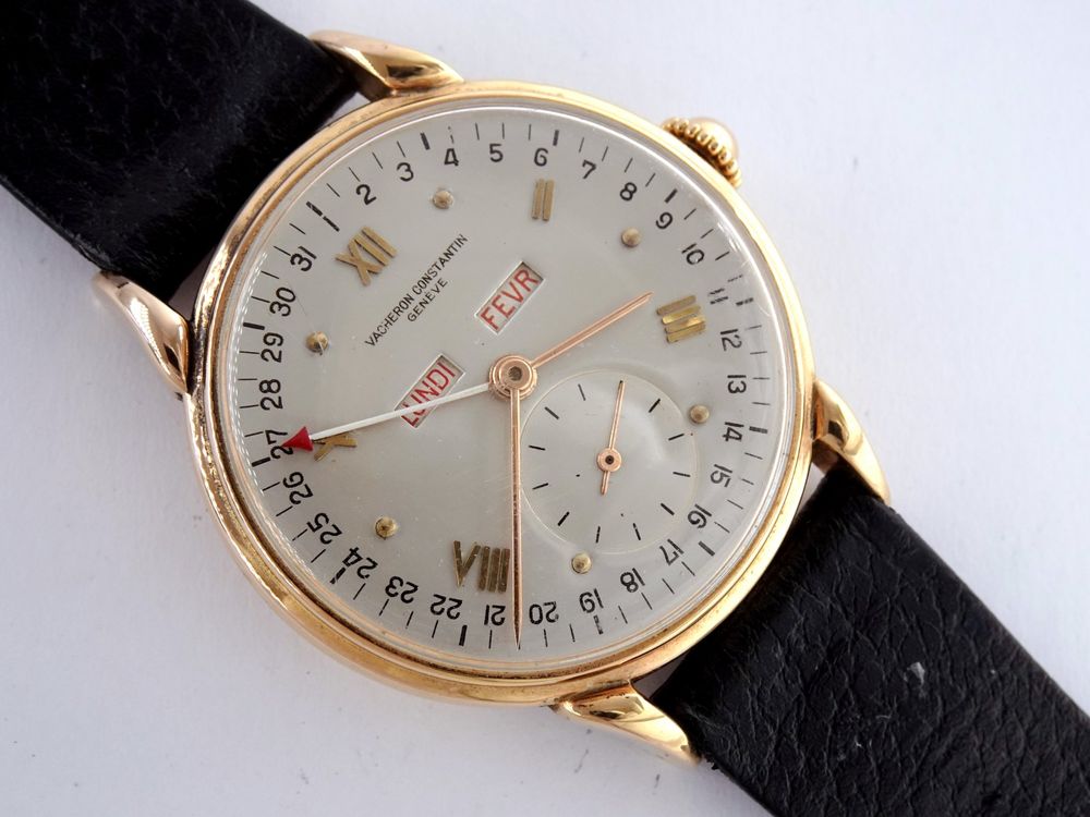 VACHERON CONSTANTIN 18K REF.4240 VOLLKALENDER 1940ER RARITÄT (Gebraucht ...