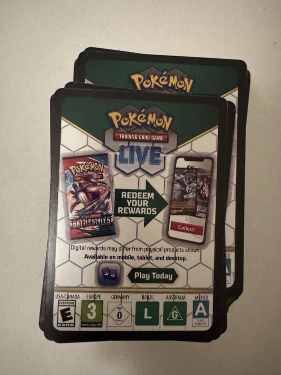 Gut über 100 Pokémon TCG Live QR Code-Karten | Kaufen auf Ricardo