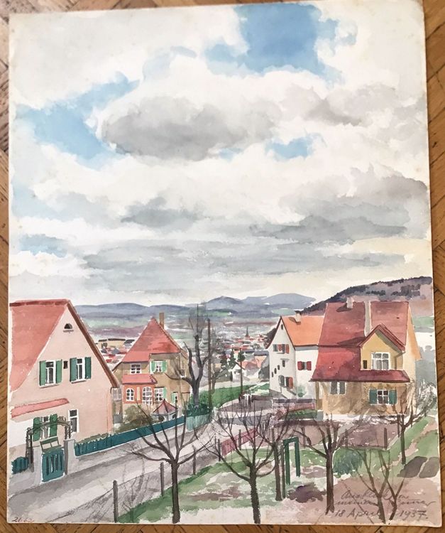 Original Aquarell Signiert | Kaufen auf Ricardo