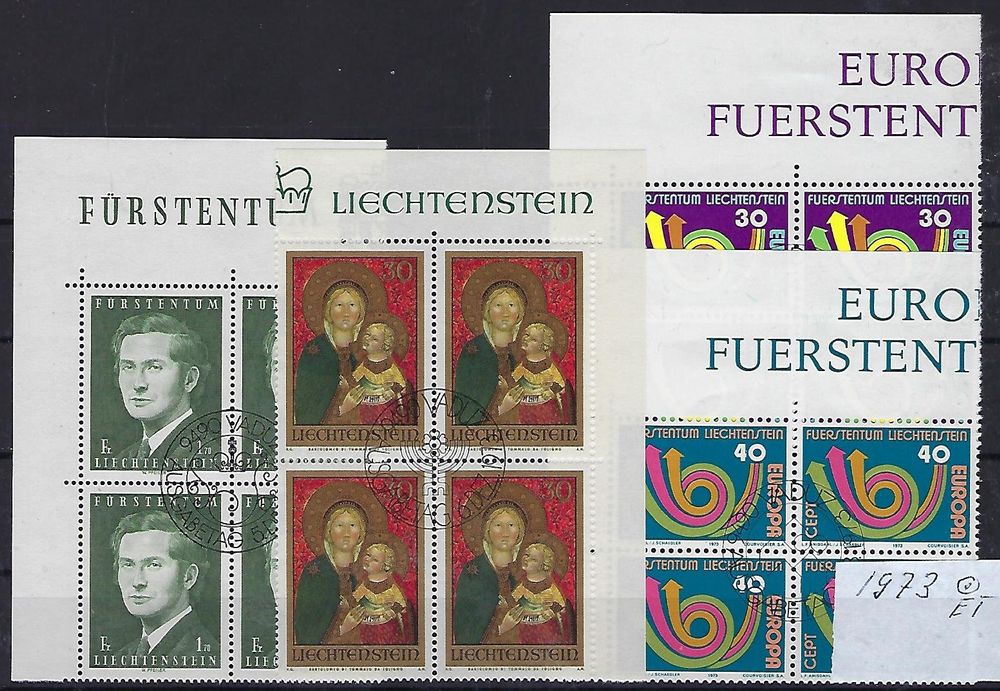 1973 Liechtenstein Viererblocks 11807 | Kaufen auf Ricardo