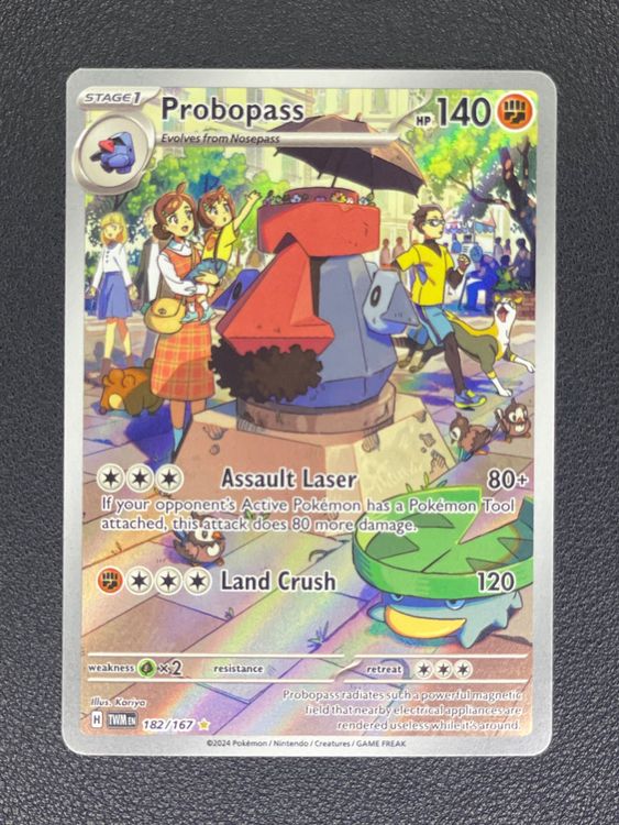 Pokemon-Probopass 182/167 - TWM EN - Illustratrion Rare - NM (Neu ...