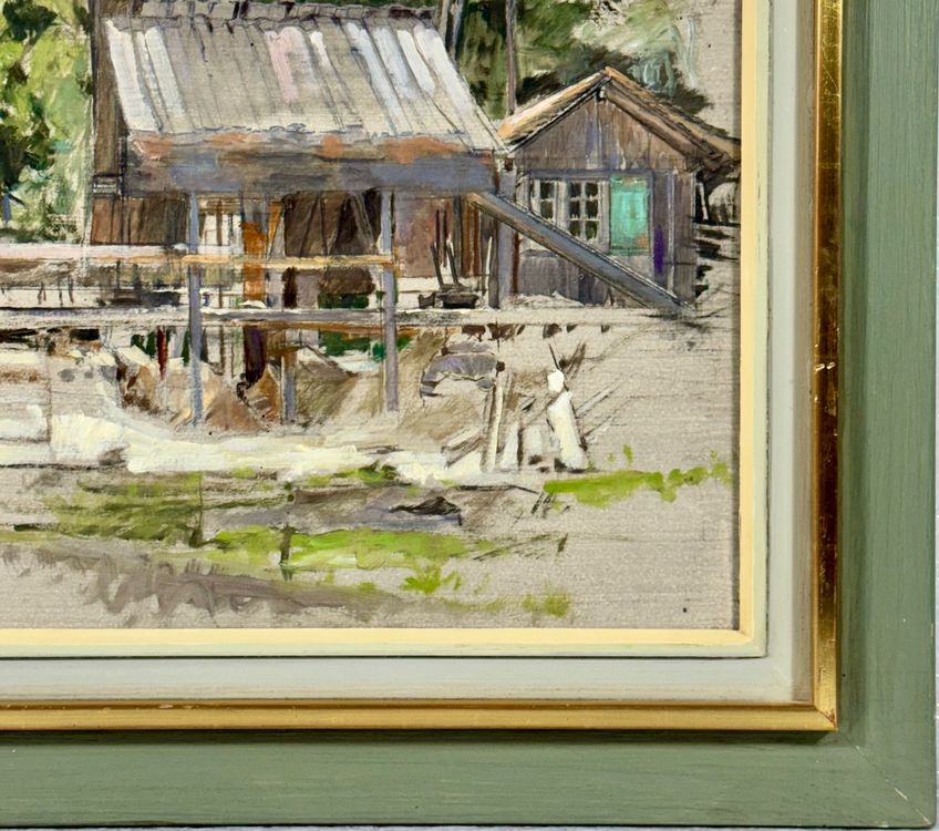 Leo Kalmus (1903- 1986) Sägewerke in Relstal Gemälde (D'occasion) à ...