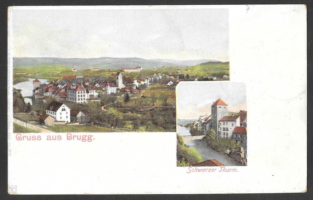 Brugg Teilansicht und Schwarzer Turm (Gebraucht) in Olten für CHF 25 – mit Lieferung auf Ricardo ...