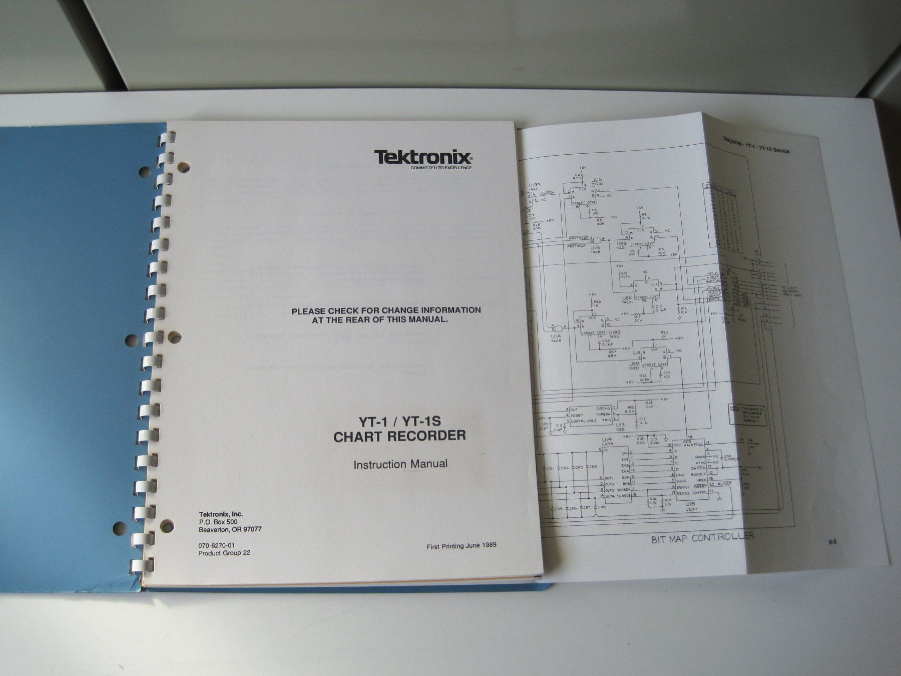 Servicehandbuch zu Tek Printer YT-1 und YT-1S (Gebraucht) in Dietwil ...