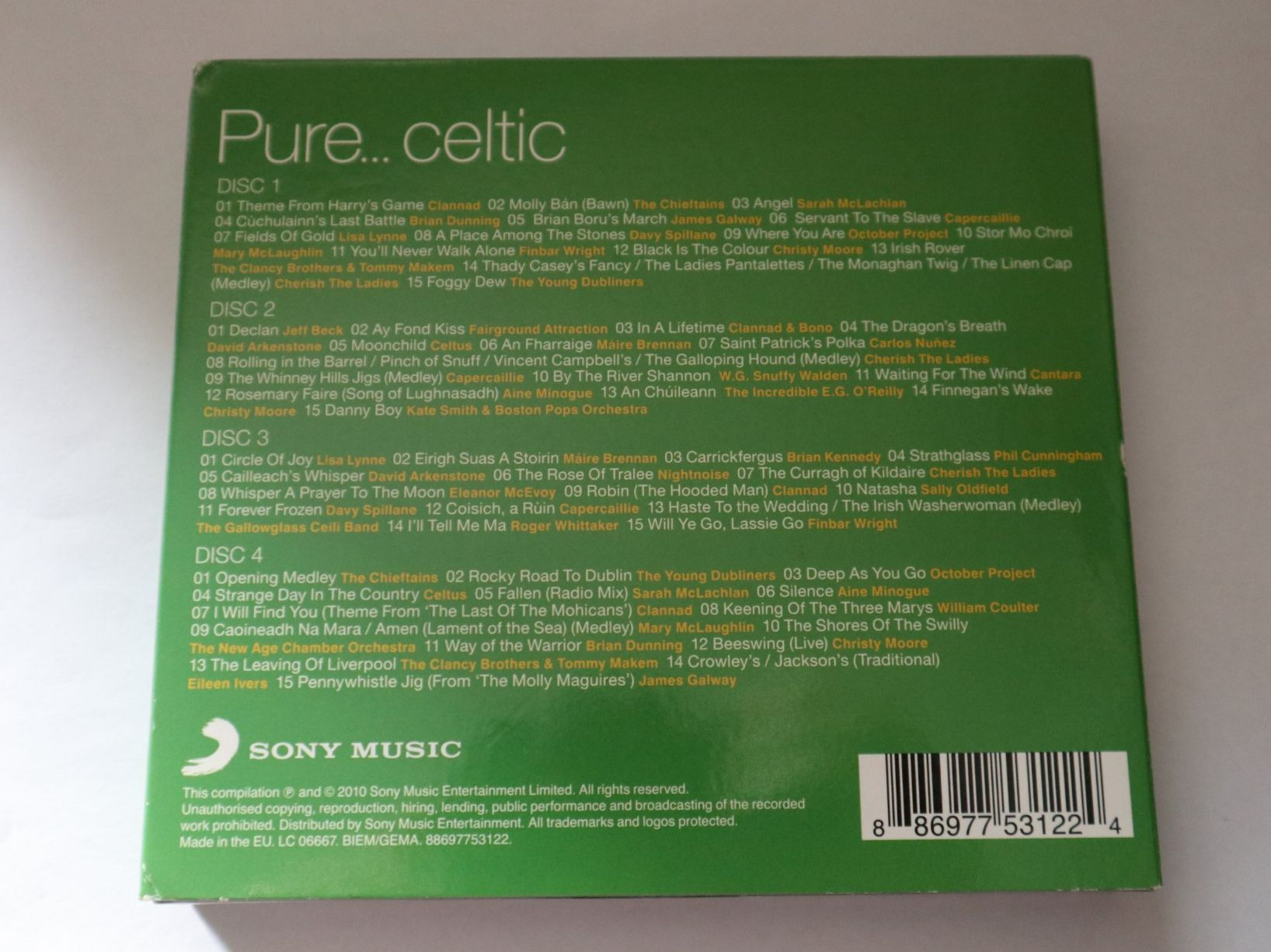 4x CD Pure Celtic The Greatest Celtic Music (Gebraucht) in Eschenbach ...