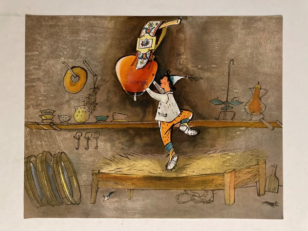 Alois Carigiet, Farblithografie (Gebraucht) in Rain für CHF 15 – mit Lieferung auf Ricardo kaufen