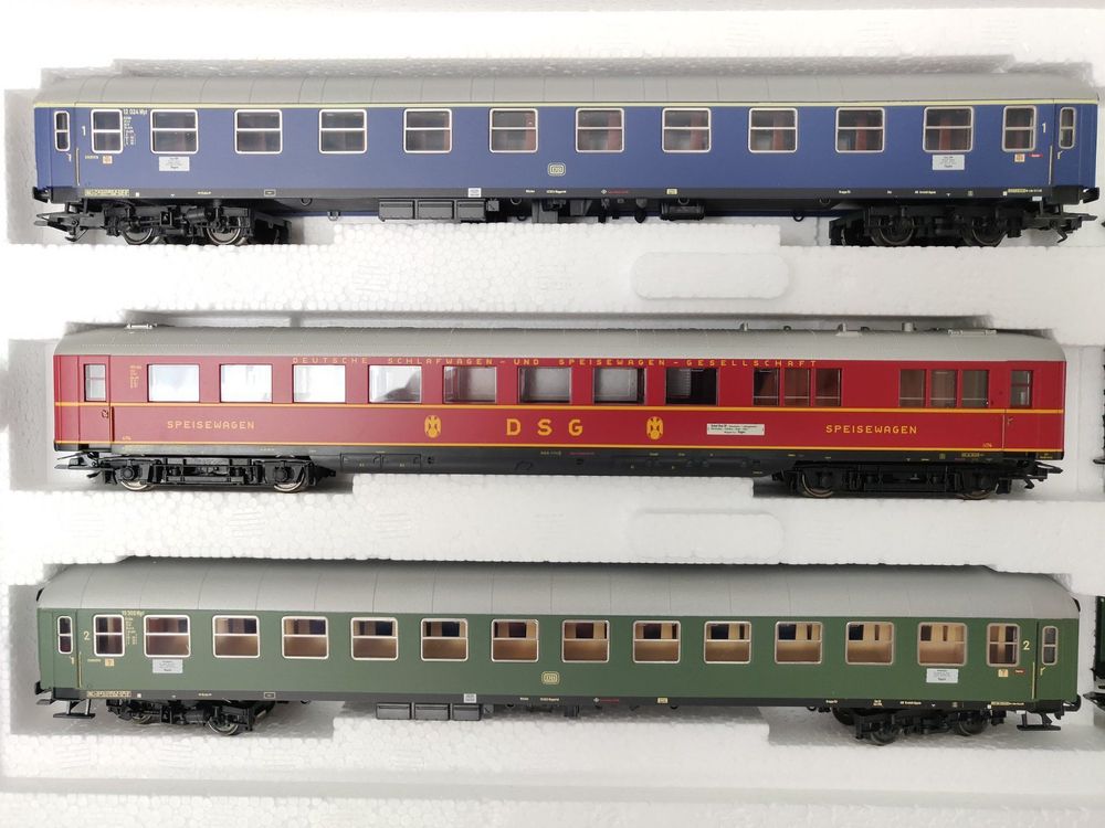 Märklin 43969 H0 Schnellzugwagen-Set 1963 DB Ep. lll (Gebraucht) in ...