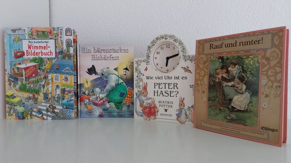 Kinderbücher 4St Wimmelb, Uhrzeit anzeigen, 6 Wechselbilder | Kaufen auf Ricardo