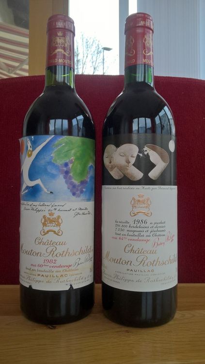 Château Mouton Rothschild 1982 & 1986 | Kaufen auf Ricardo