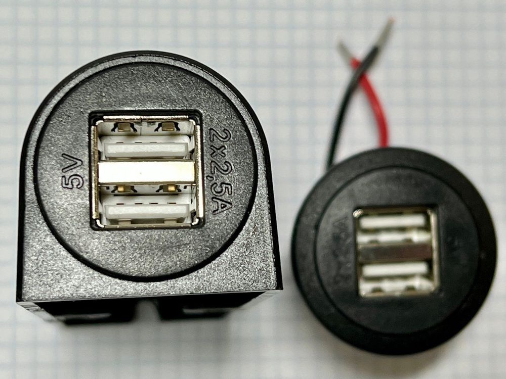 ProCar Aufbau USB-A Doppelst.u. USB-A Einbaudoppelst. neu (Neu (gemäss ...