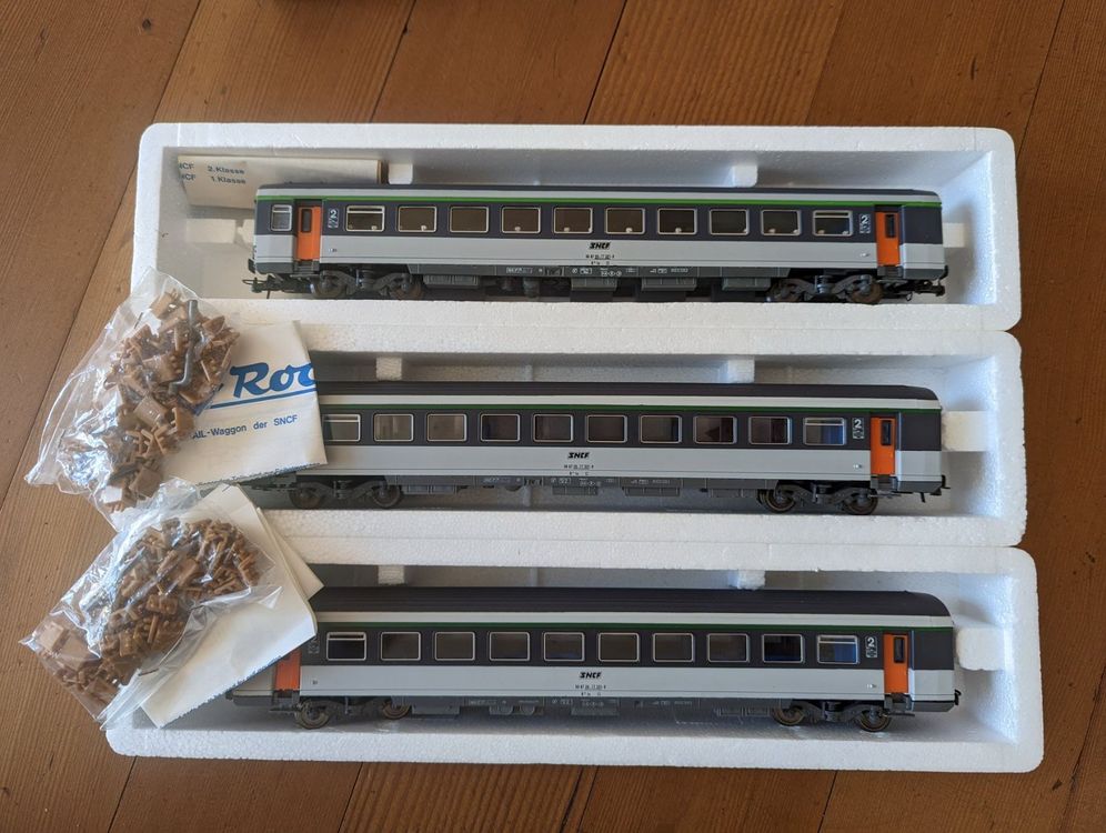 Roco SNCF Corail 2. Klasse (3 Wagen, inkl. OVP) (Gebraucht) in Zürich ...