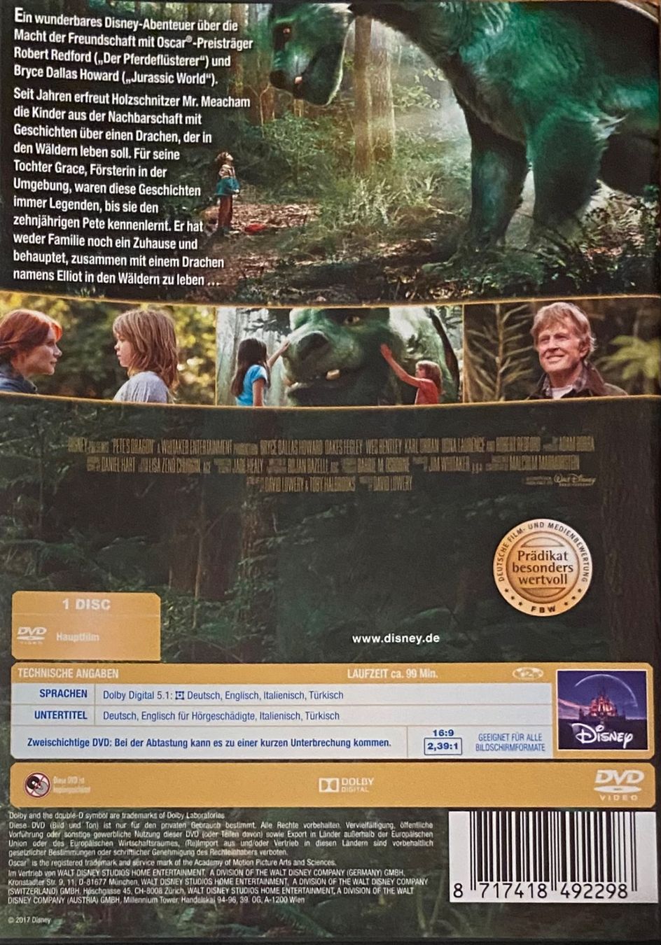 DVD Elliot, der Drache (Gebraucht) in Luzern für CHF 2 – mit Lieferung ...