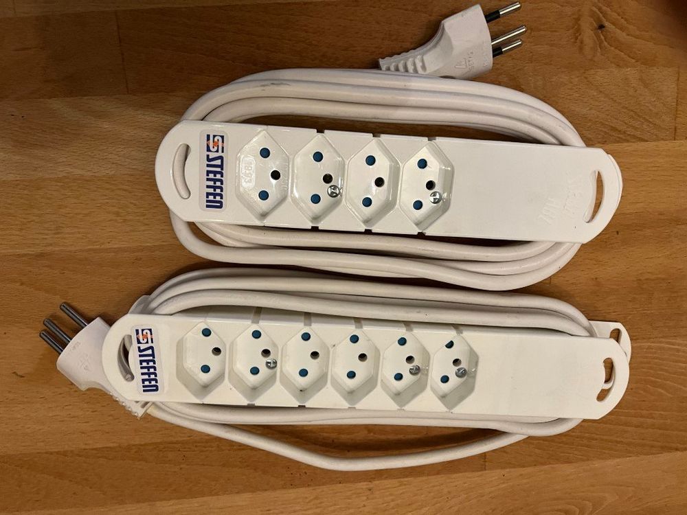 2x Steffen Steba Steckerleiste Stromleiste neuwertig 6er+4er | Kaufen auf Ricardo