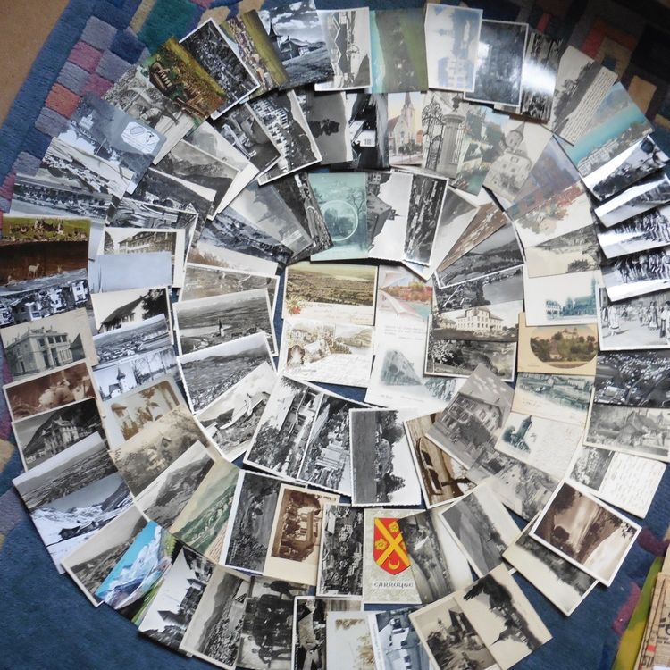 100 alte Karten, alle Schweiz, meist gelaufen,Lithos/Fotos.. | Kaufen ...