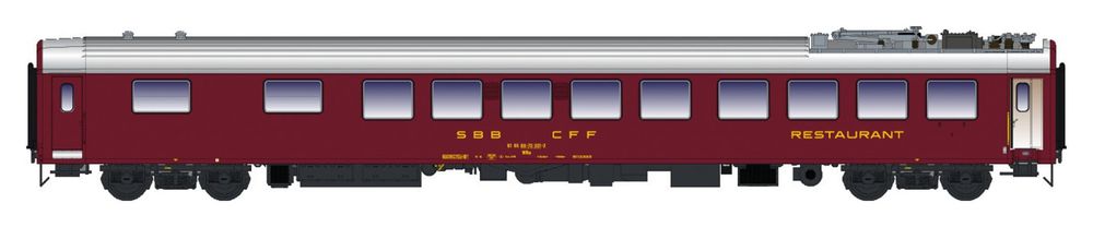 LS Models 9720 SBB CFF FFS RIC WRm Speisewagen Limitiert (Neu und originalverpackt) in ...