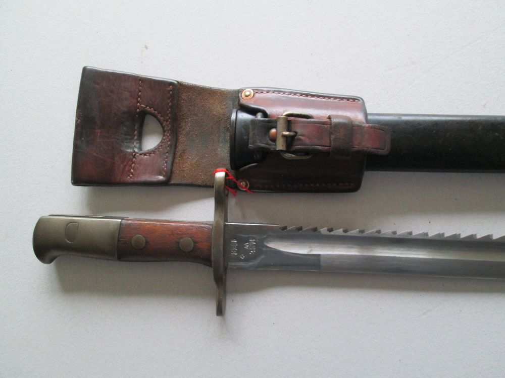 Faschinenmesser/Sägebajonett Mod.1914, Stahlscheide, H.ST.W. | Kaufen auf Ricardo