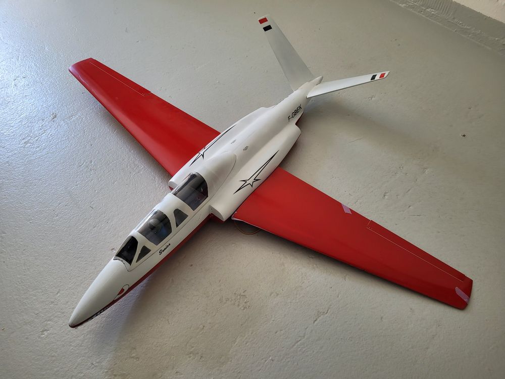 Fouga Magister PSS. Model, Voll GFK. 1540 mm. | Kaufen auf Ricardo