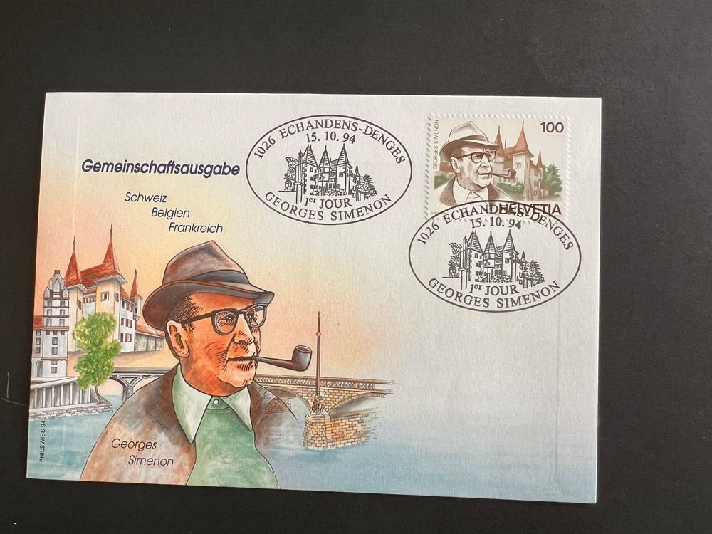 FDC Brief 1994 Sondermarken Philswiss Spezialcouvert (P881) | Kaufen auf Ricardo