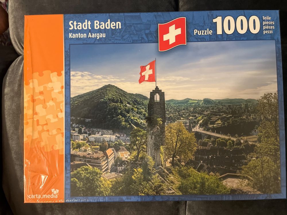 Puzzle Orginalverpackt Stadt Baden Kanton Aargau 1000 Teile | Kaufen ...