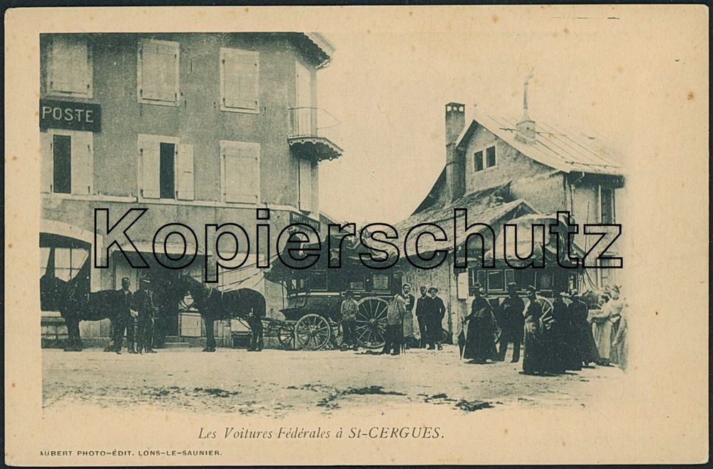 VD St. Cergues - Post - Postkutsche (Neu (gemäss Beschreibung)) in Schindellegi für CHF 625 ...