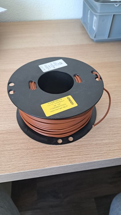 T-Litze 1.5mm2 braun, ca. 90m Rolle | Kaufen auf Ricardo