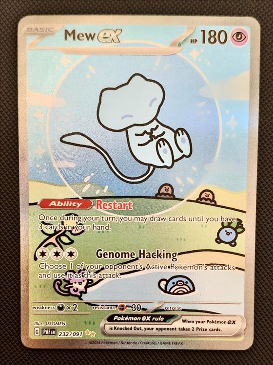 Paldean Fates Mew ex (bubble mew) 232/091 (Gebraucht) in Petit-Lancy ...