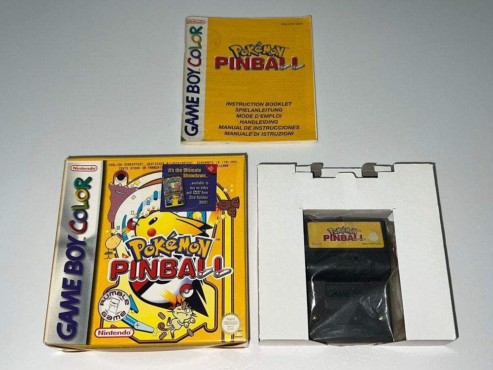 Nintendo Game Boy Color (GBC) Spiel - Pokémon Pinball (OVP) (Gebraucht ...