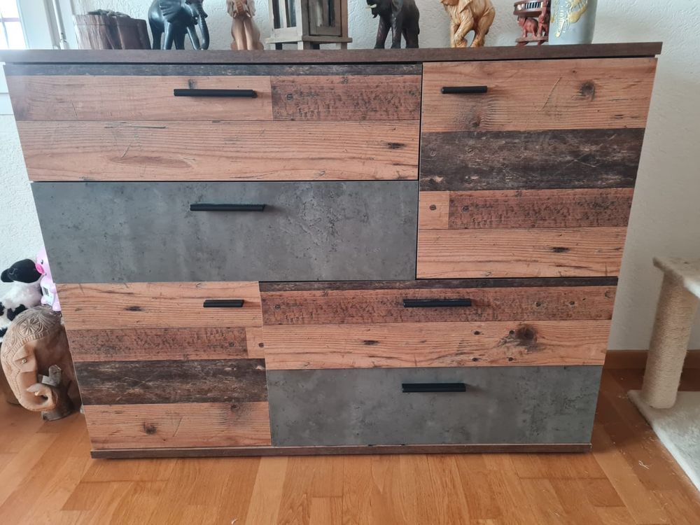 Schicke Kommode African Wood Look Style 126 x 42 x 96 (Gebraucht) in ...